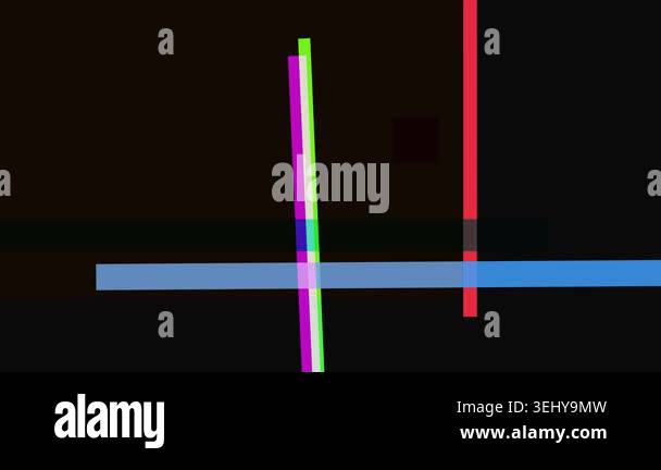 Abstract composition with vertical and horizontal lines in vibrant ...