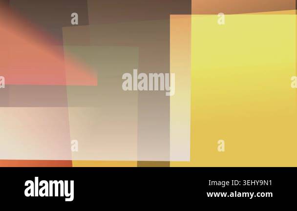 Abstract geometric composition with overlapping planes in warm gradient ...