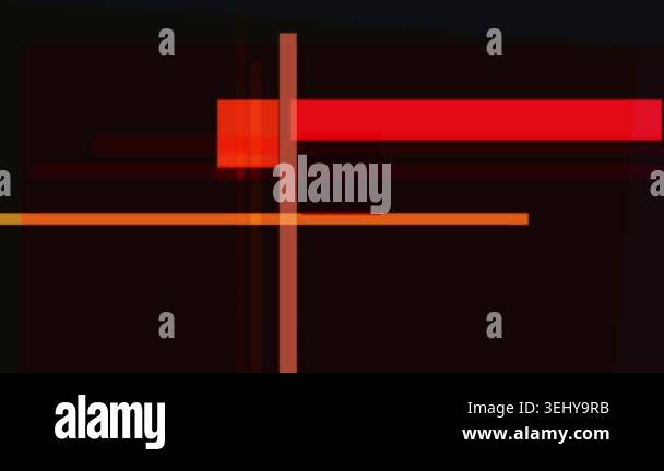 Abstract composition featuring intersecting lines and rectangles in ...