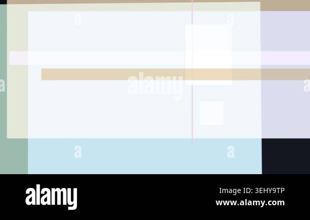 Abstract composition featuring geometric shapes in muted tones ...