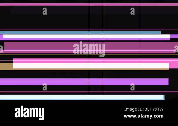 Abstract geometric pattern with horizontal lines and blocks in purple ...
