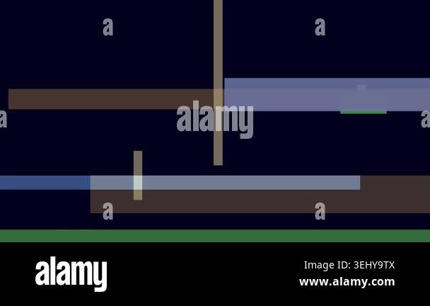 Abstract geometric composition with overlapping rectangles and lines on ...