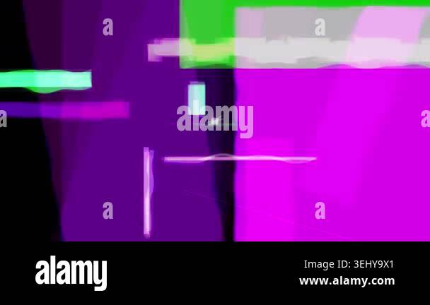 Abstract digital art with vibrant purple, green, and blue geometric ...