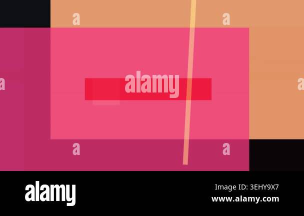 Abstract composition featuring overlapping geometric shapes in shades ...