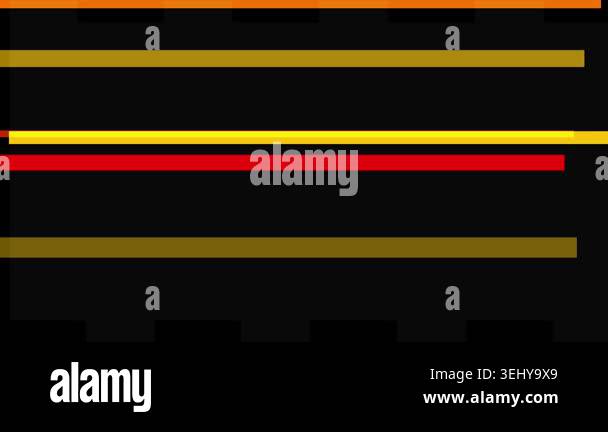 Abstract background with horizontal lines of red, yellow, and brown on ...