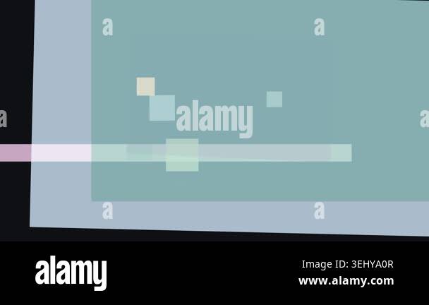 A minimalist abstract composition featuring geometric shapes in muted ...