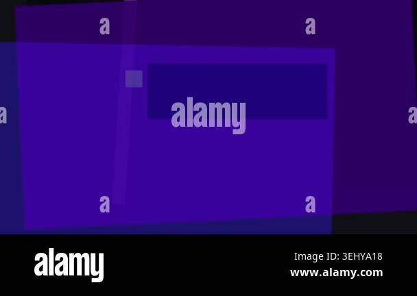 Geometric abstraction with overlapping purple shapes and a dark ...