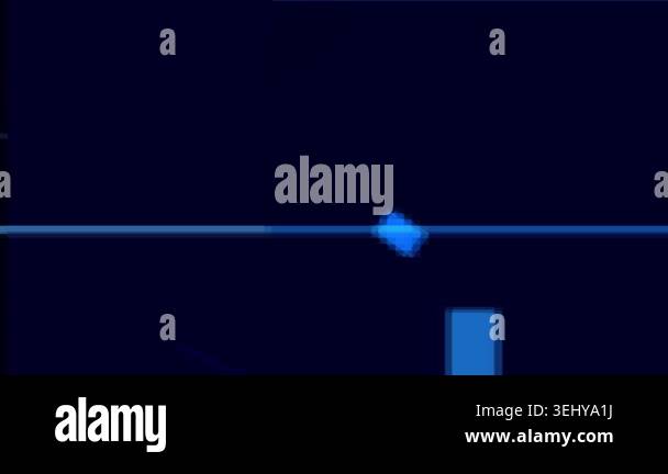 Abstract blue geometric shapes on a dark background, minimalist digital ...
