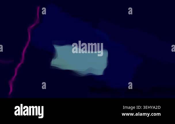 Abstract dark blue background with a light blue shape and a pink wavy ...