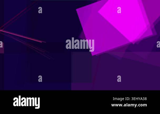 Abstract geometric shapes in vibrant pink and deep blue with ...