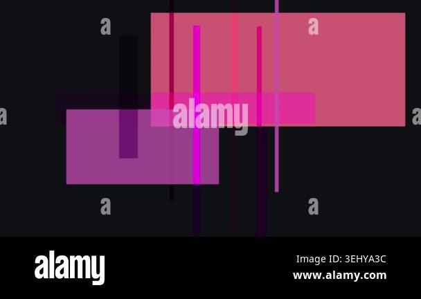 Abstract composition featuring overlapping rectangles and vertical ...