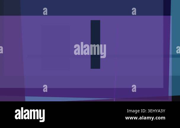 Abstract composition featuring a dark blue vertical rectangle against a ...