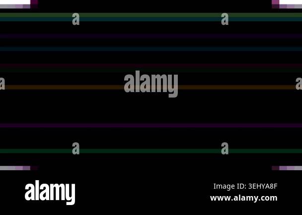 A horizontal white bar with a purple outline on a black background ...