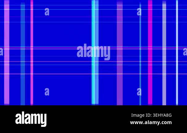 Abstract vertical stripes in pastel colors on a vibrant blue background ...