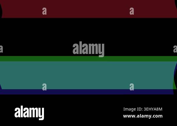 Abstract horizontal stripes of varying colors, including navy, teal ...