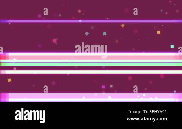 Abstract geometric background with horizontal glowing lines and ...