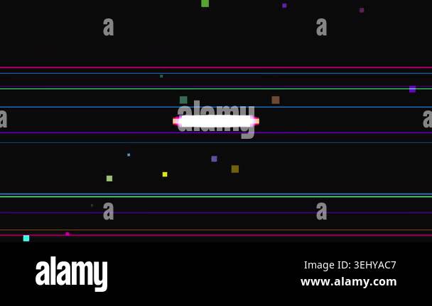 Abstract digital art with colorful squares and a glowing white oval ...