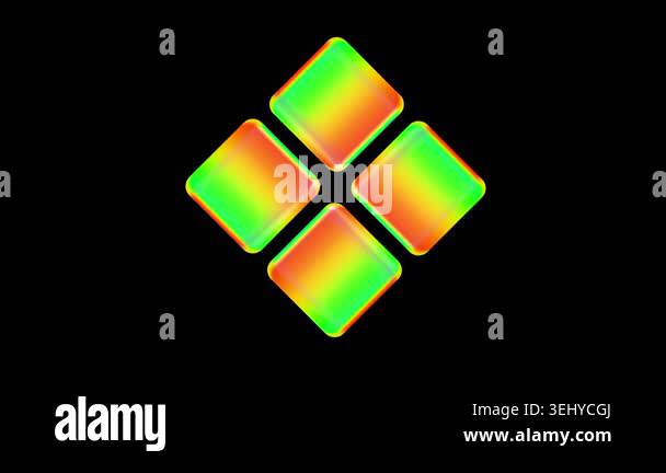 A four-pointed star or cross shape with gradient coloring in orange and ...