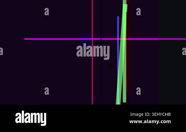 Abstract composition featuring intersecting lines and geometric shapes ...