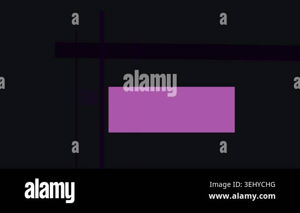 Abstract geometric composition with dark background and a prominent ...