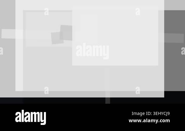 Abstract geometric composition with overlapping squares and rectangles ...