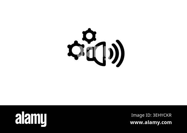 A clean icon illustration showing two interlocking gear cogs paired ...