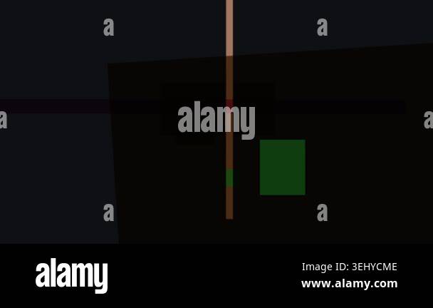 Abstract geometric composition with dark background and contrasting ...