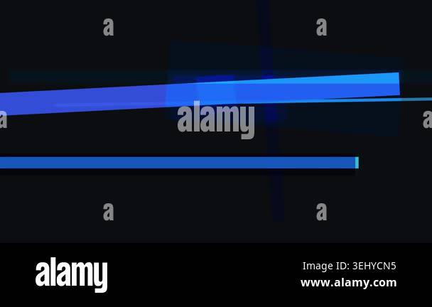 Abstract dark background with intersecting blue and cyan geometric ...