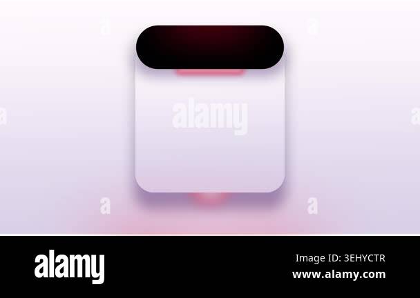 A sleek modern white smartphone mockup with a dark rounded notch ...