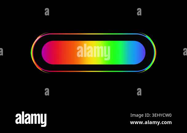 A horizontal pill-shaped button displays a full rainbow spectrum ...