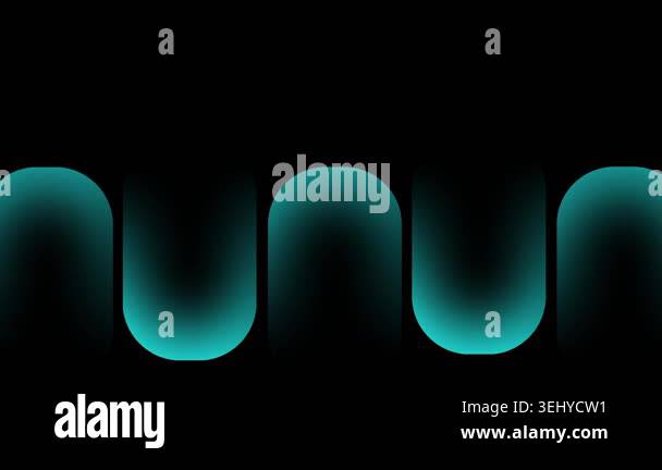 A wavy teal and cyan undulating ribbon-like 3D shape curves across a ...