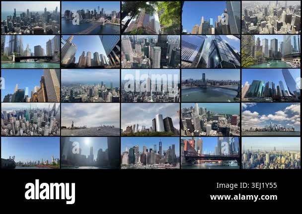 Chicago collage video featuring a fast-paced aerial journey through ...
