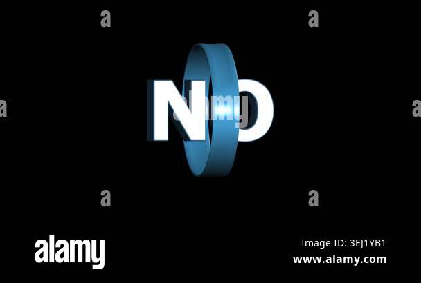 no blue background 3 d rendering Stock Video Footage - Alamy