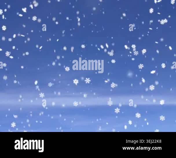 winter background with snowflakes Stock Video Footage - Alamy