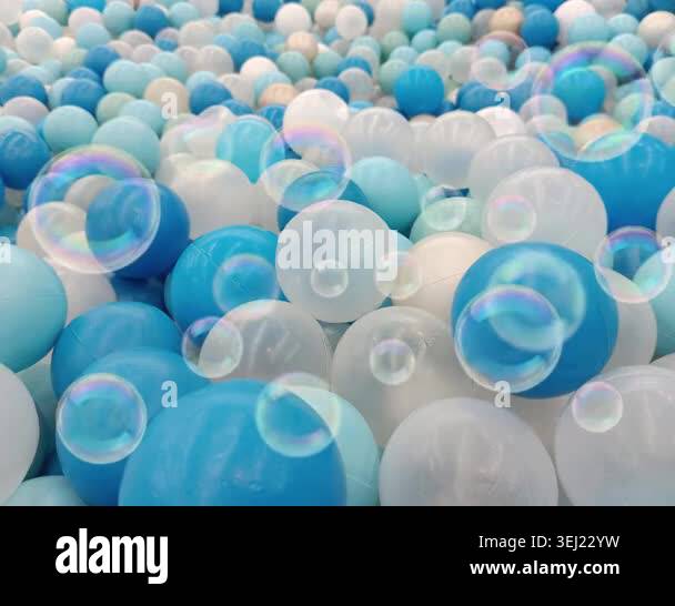 blue balloons background. festive decoration Stock Video Footage - Alamy