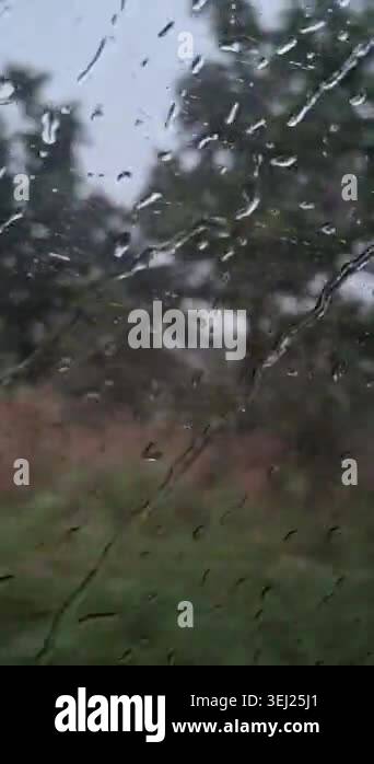 rain drops on glass, abstract background Stock Video Footage - Alamy