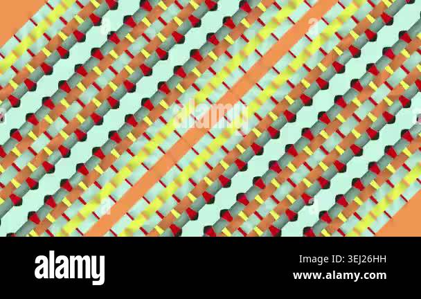 High-tech procedural animation with overlapping diagonal layers ...