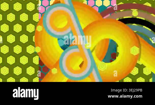 Retro 70s Background animation with Groovy 1970s art video ...