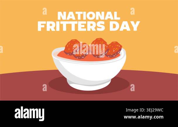 National Fritters Day with delicious fritters Stock Video Footage - Alamy