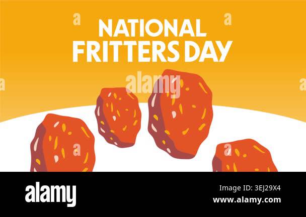 National Fritters Day with delicious fritters Stock Video Footage - Alamy