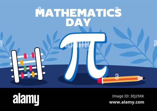 National Mathematics Day for math lovers Stock Video Footage - Alamy