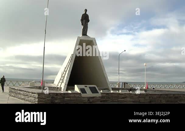 Puerto Madryn, Argentina - March 20, 2015: Monumento A Los Colonos ...