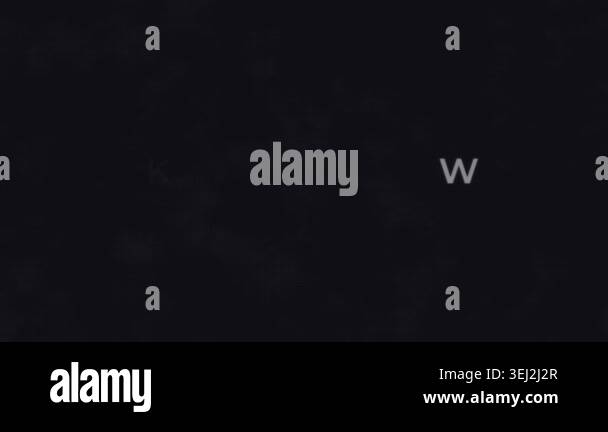 Random Letter Scramble to Breaking News Text Reveal Animation, High ...