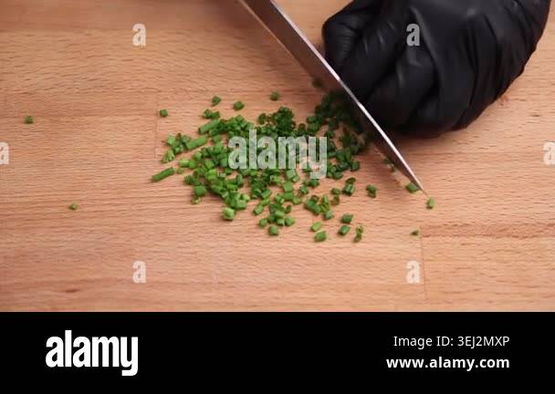 The chef is preparing dish in the kitchen. Japanese cuisine Stock Video ...