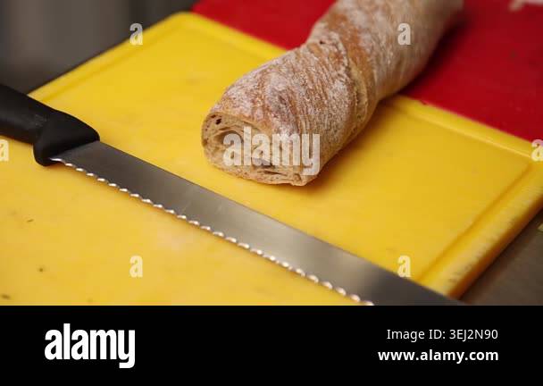 A professional chef prepares delicious fresh breakfast dishes in a ...