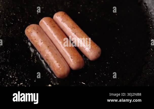 A professional chef prepares delicious fresh breakfast dishes in a ...