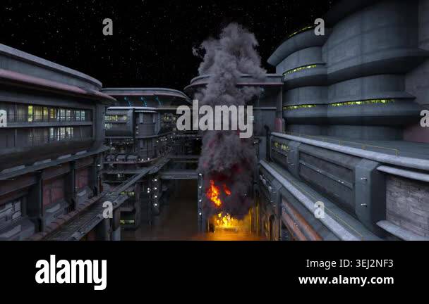 3D rendering of the fortress Stock Video Footage - Alamy