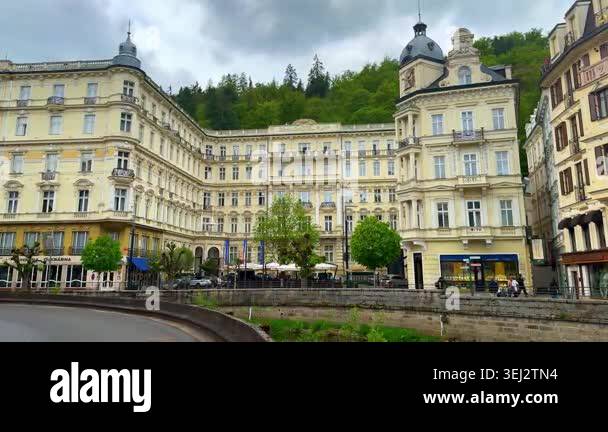 Karlovy Vary, Czechia, May 6, 2026: Grand hotel Pupp in Karlovy Vary ...