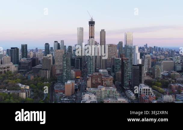 Urban landscape showcasing Torontos skyline development and ...