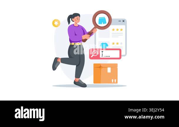 Take your hands on this amazing animated illustration of product search ...